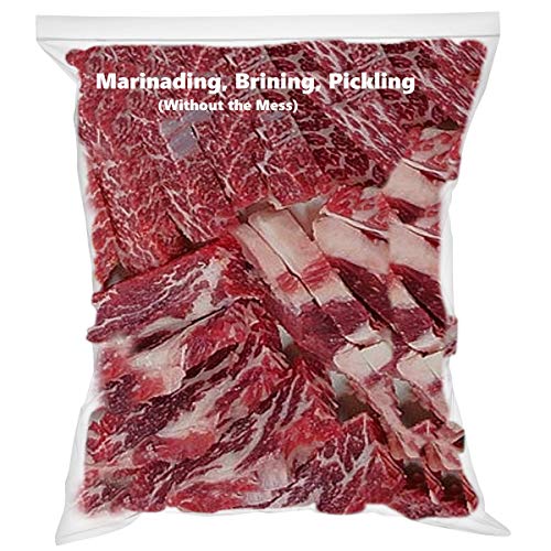 [ 40 COUNT ] Regular Roaster Clear Big Storage Bag 16" x 18", 3.5 Gallon Large & Strong Clear - ZIPPER TOP - Bags, Total 40 Bags