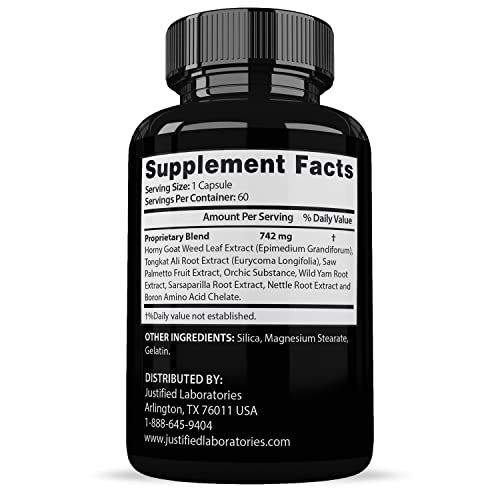 (3 Pack) Iron Maxxx 742mg All Natural Advanced Men's Health Formula 180 Capsules
