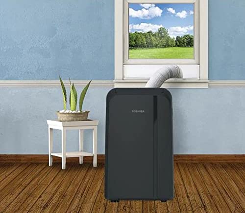 (Renewed) Toshiba 13,500 BTU (10,000 BTU DOE) 115-Volt WiFi Portable Air Conditioner with Dehumidifier for up to 450 sf