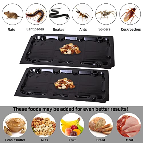 10 Pack Sticky Mouse Trap Rat Traps Indoor, Mouse Traps Indoor for Home, Glue Traps for Mice and Rats, Snake(Large Size)