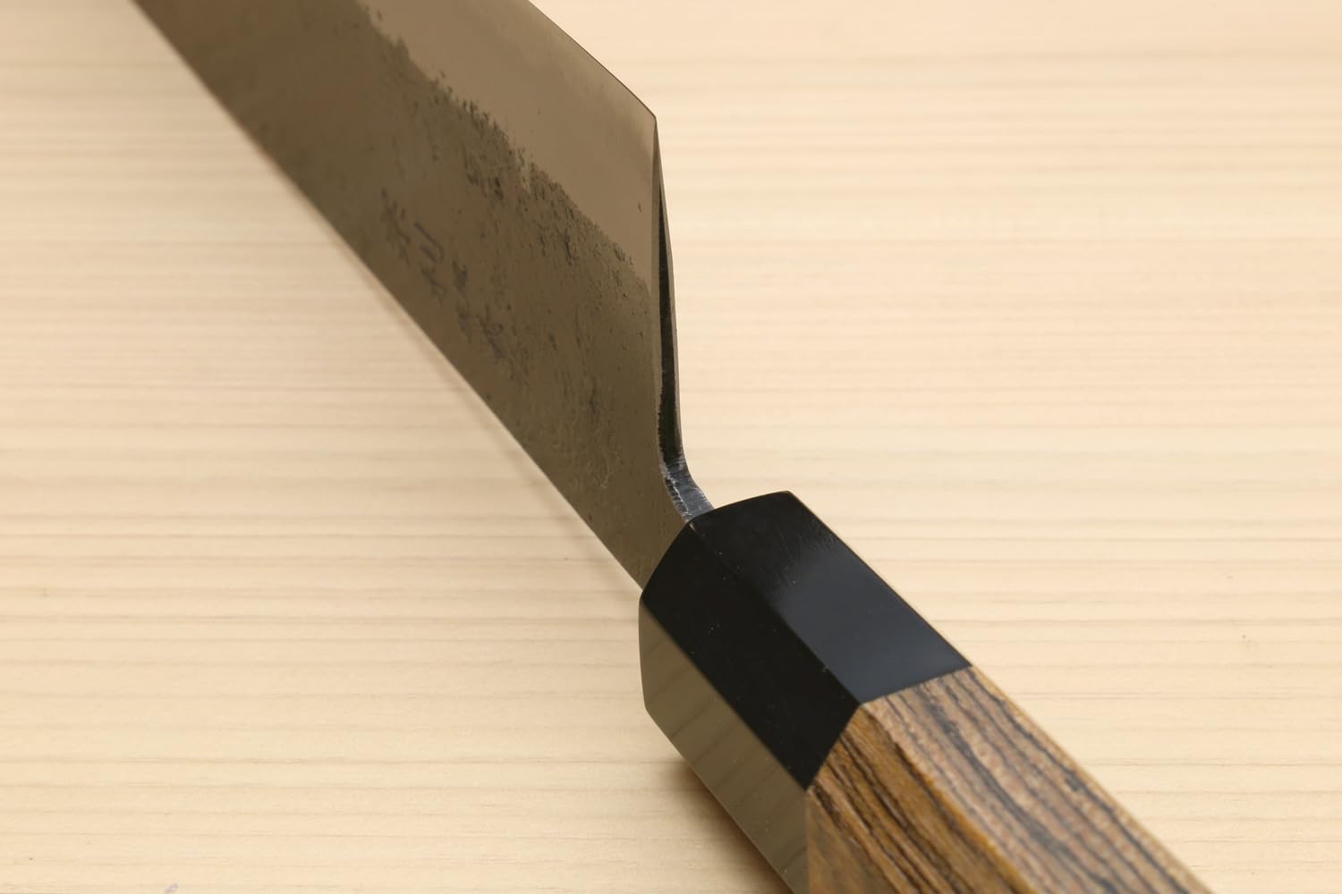 Yoshihiro Japanese High Carbon White Steel #2 Nashiji Gyuto Chefs Knife with Cocobolo Wood Handle (9.5'' (240mm))