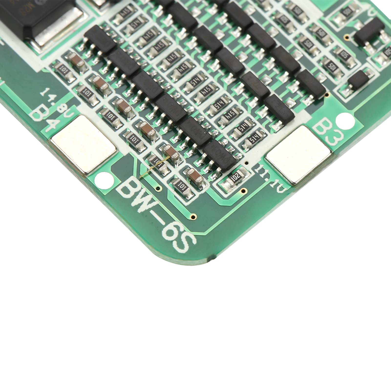 BMS 6S 15A 22V 24V Protection Board Lithium Battery Charger PCB Protection Board Overcharge/Overdischarge/Overcurrent/Short Circuit Protect for Li-ion Cell