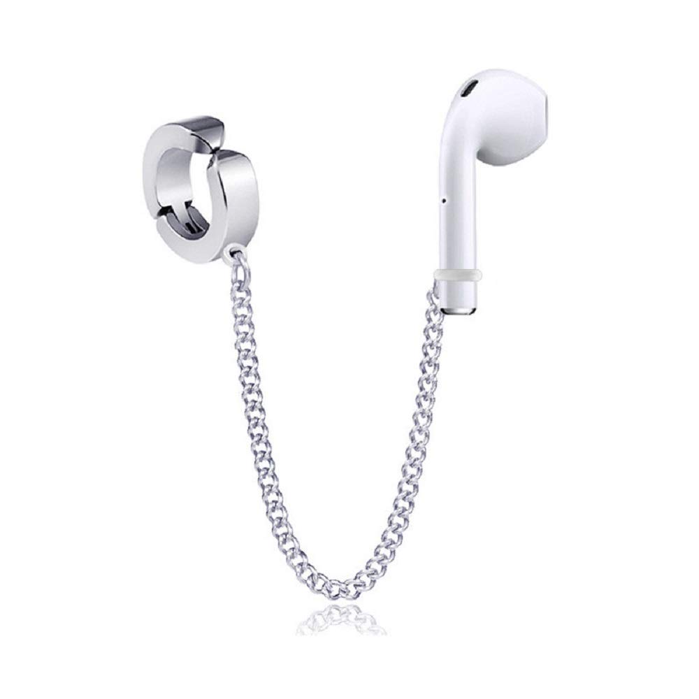 1 Pair (Needn't Ear Hole) Anti Lost Earring Strap Bluetooth Earphone Holders Accessories Unisex Anti-lost Earring Clip For AirPods Pro Earhooks-Style 2#