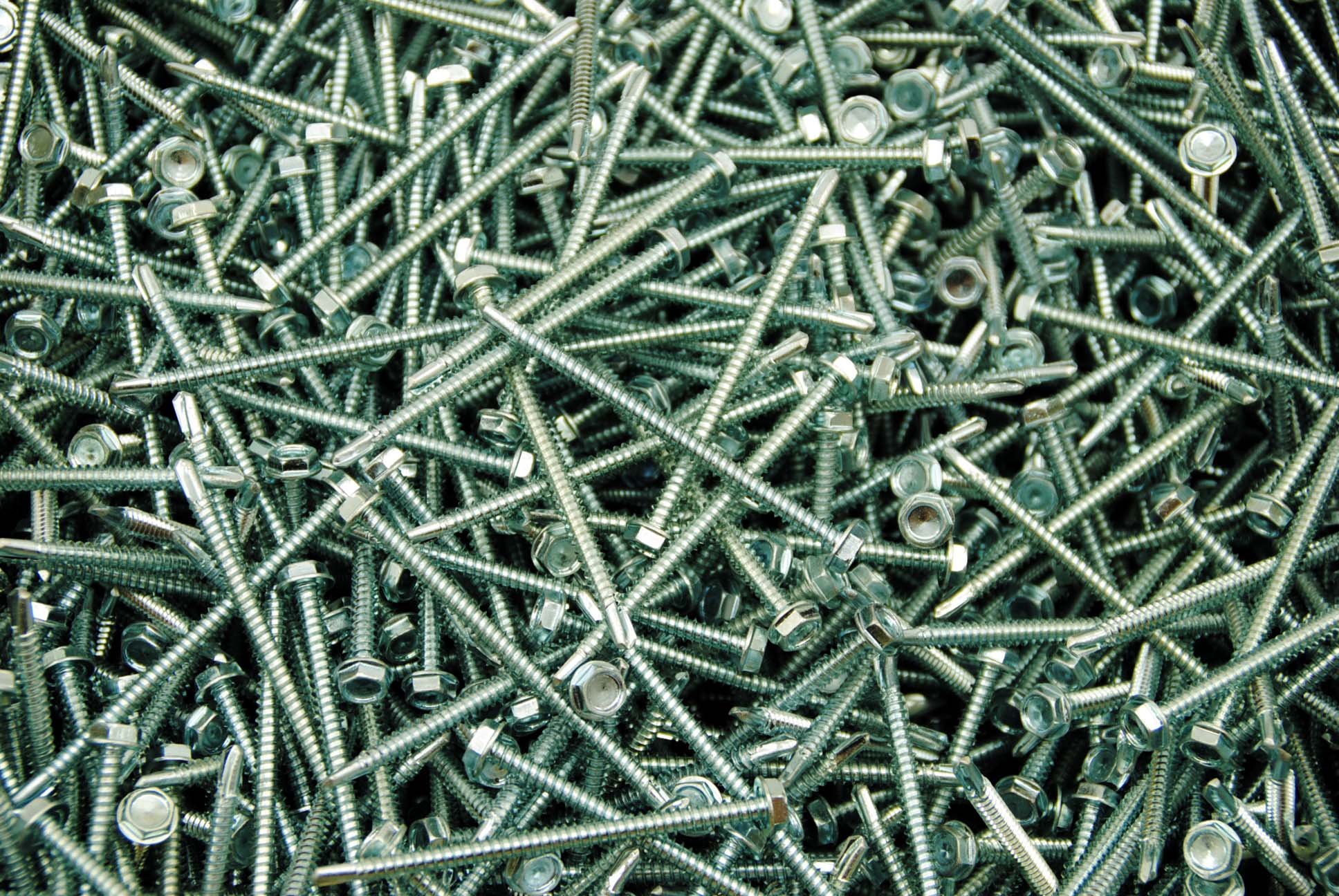 (300) Hex Washer Head #10 x 3 Self-Drilling #3 Tek Screw IHW