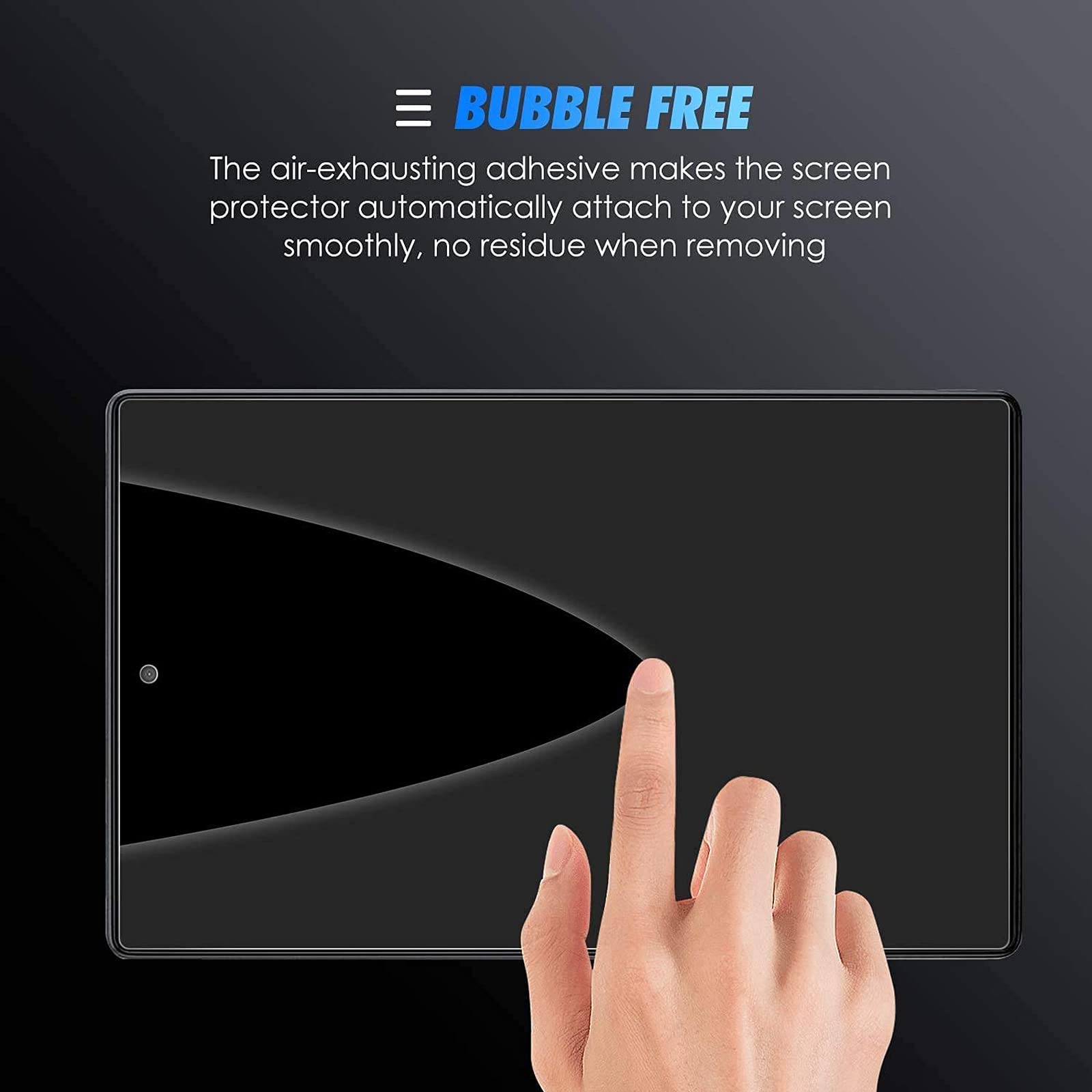 [2-Pack] Macoku All-New Fire 7 Screen Protector (2019/2017 Release -9th /7th Generation) Bubble-Free High Sensitivity Anti Fingerprint Scratch Tempered Glass/HD / 9H Hardness (2 Pack)