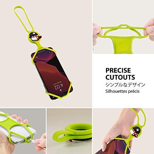 【Bone】 Strap Phone Tie, Silicone Wrist Lanyard, Universal Cell Phone Wrist Lanyard Holder, Hand Strap Smartphone Case: iPhone 12 11 Pro Max XS XR XSamsung Galaxy S10 S9 Note 10 9 Pixel 3 XLMrDeer