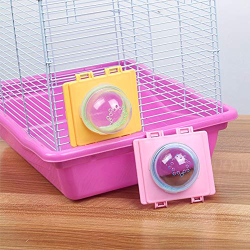 2 Set Small Animals Hamster Tunnel Cage Cover with Ventilation Holes External Pipe Interface Fitting Connection Board Tube Connector Stretch Resistant Inner Diameter 2.17 inch