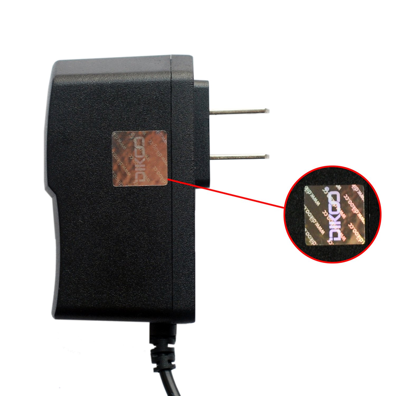 (Plesae Check The Output Size by Pic) DIKOO AC Power Adapter Output 6V 1A Wall Charger DC Adapter 3ft Length US Plug 5.5 x 2.5/5.5 x 2.1mm