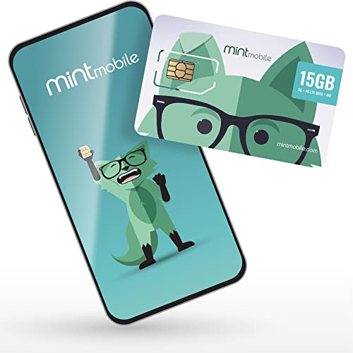 $20/mo. Mint Mobile Phone Plan with 15GB of 5G-4G LTE Data + Unlimited Talk & Text for 3 Months (3-in-1 SIM Card)