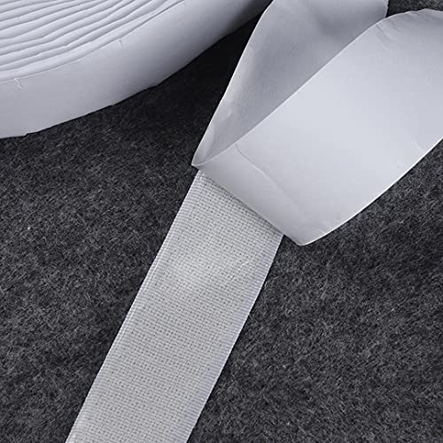 0.75 InchĂ82 Feet /25m White Self Adhesive Hook and Loop Tape Sticky Back Fastening Tape, Self-Adhesive Tapes for Stationery and Household Purposes