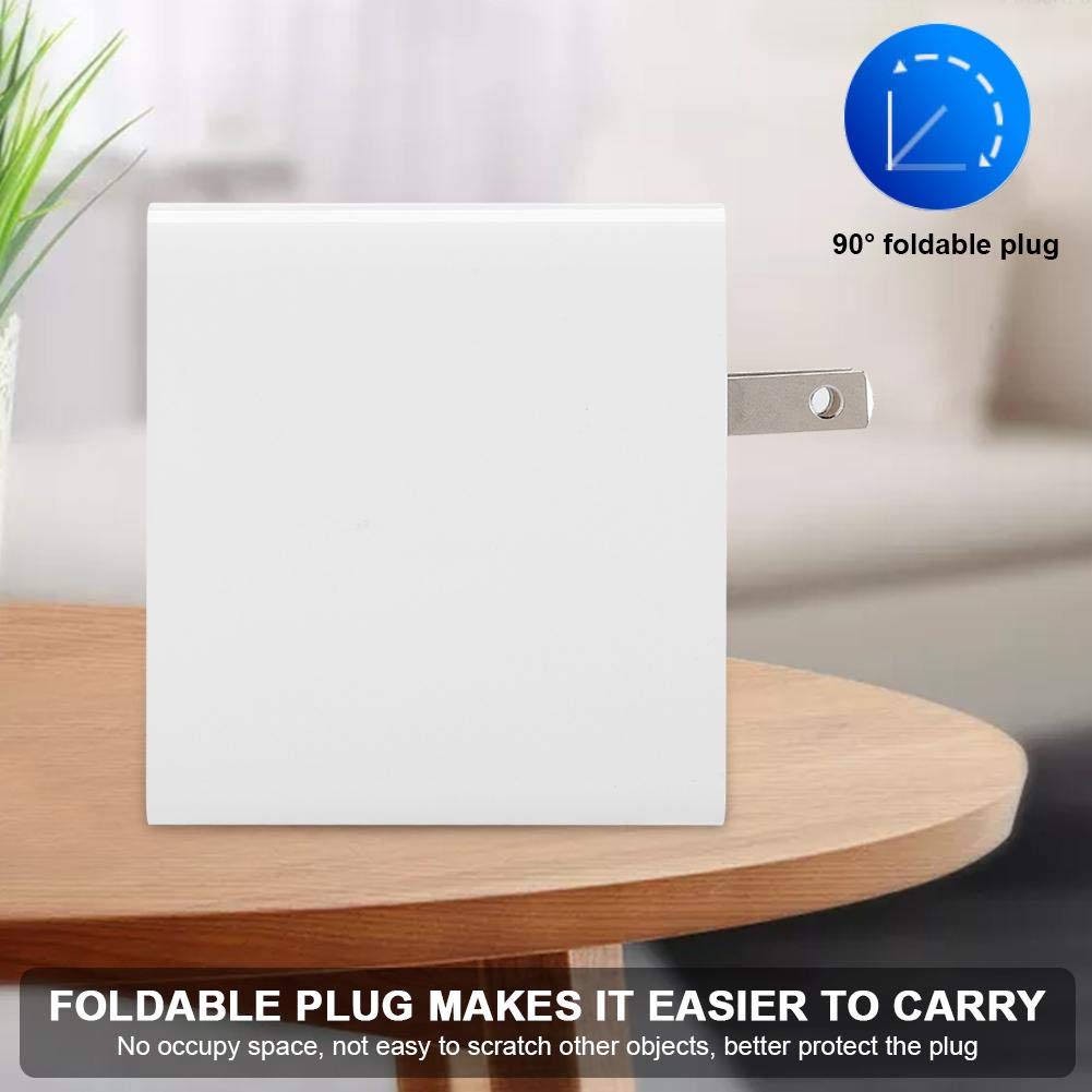 γππ‘π«π’π¬ππ¦ππ¬ ππ’ππγ 18W Charger, High Temperature Resistance 4 Port Charger, Durable PD Dual Chip Built-in Intelligent Chip for Traveling Outdoor Business(U.S. regulations)