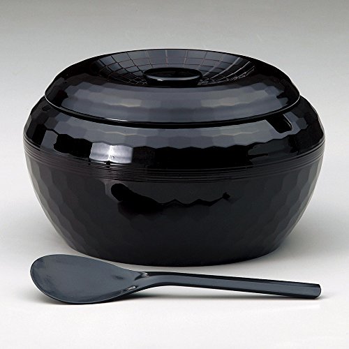 [A] Tortoise Rice Cooker with 5 People Flat (27 x 13.8 cm), Inner Dimensions 8.7 x 4.1 inches (22 x 10.5 cm), 27.3 oz (780 g), Echizen Lacquerware | Restaurant, Stylish, Tableware, Commercial Use