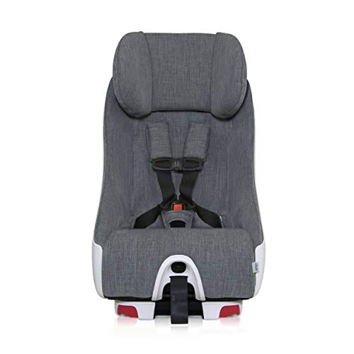 Clek Foonf Convertible Car Seat with Rigid LATCH system, Crumple Zone safety system, Adjustable Headrest, Reclining Design and Anti-Rebound Bar (Cloud)