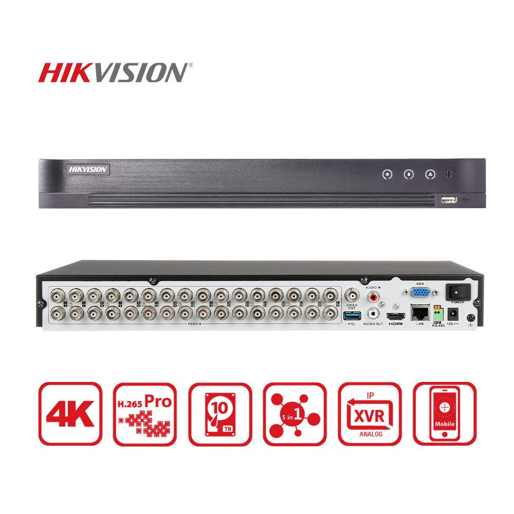 DS-7232HQHI-K2 - HIKVISION 32 Channel Turbo HD H.265 32-Channel Video Recorder