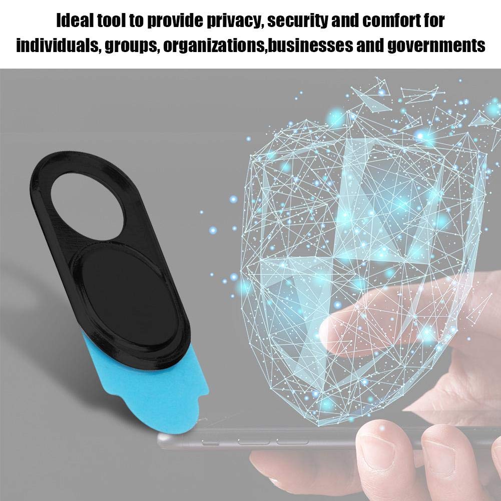 ♂Valentine's Day Present♂Easy to Install Webcam Protect Sticker, Camera Protect Sticker, for Phone Smartphone Len(Silver and Black Powder Mixed Color)