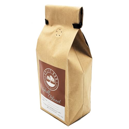 3 PACK Fall Blend Coffee hand roasted beans, complex and spicy with notes of nutmeg, cinnamon, and pumpkin spice by SPLIT OAK COFFEE ROASTERS Medium Roast Coffee