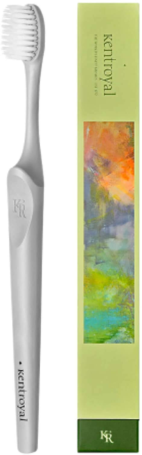 [Kent] Royal Smile - Gentle Action Ultra Soft, Eco-Friendly BPA Free Toothbrush for Sensitive Teeth, Gums for Adults & Teens - 8PCS