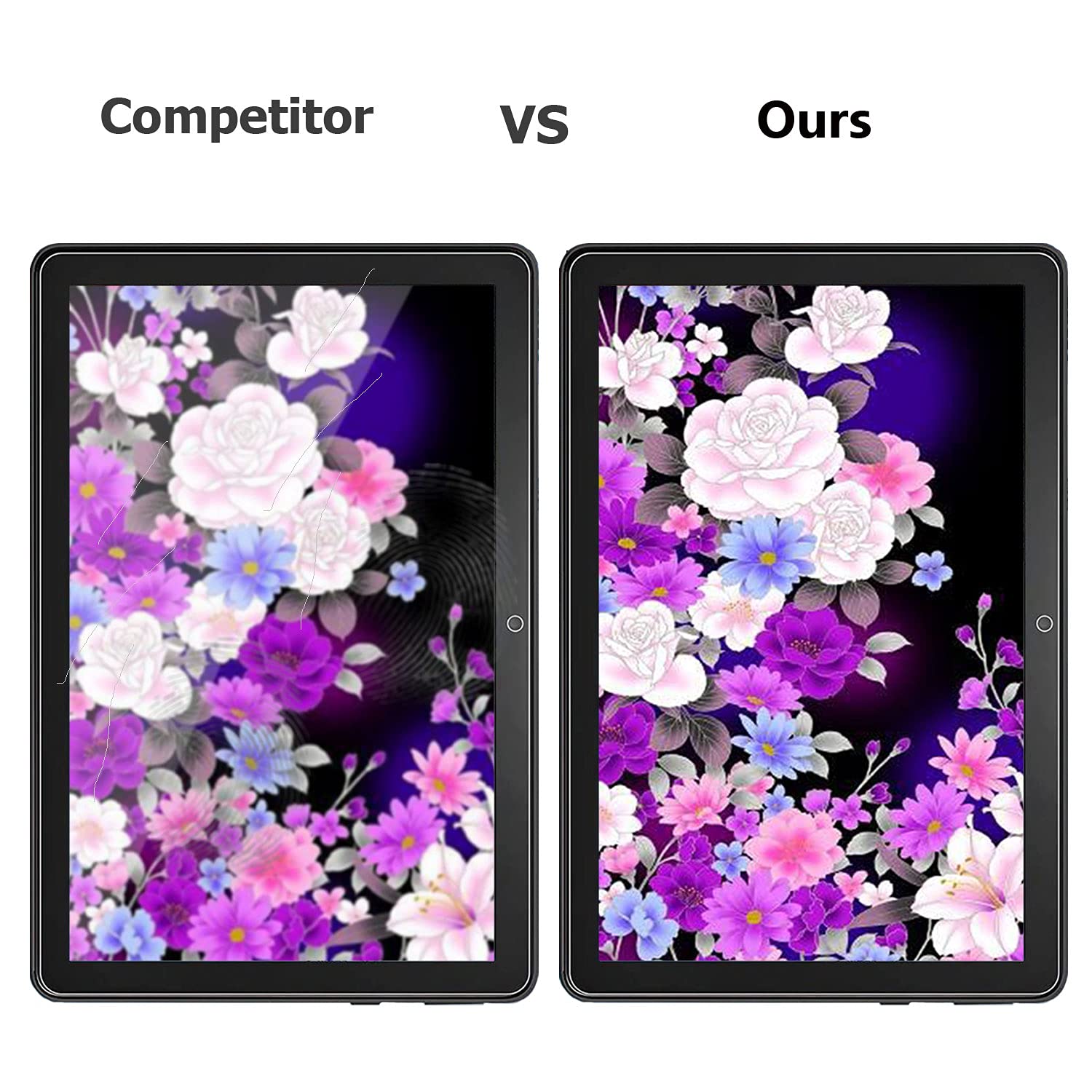 [2 Pack] Glass Screen Protector For Amazon Fire HD 10 11th Generation (2021), Epicgadget Fire HD 10 / Fire HD 10 Kids Edition Tempered Glass Screen protector, HD Clear / 9H Hardness