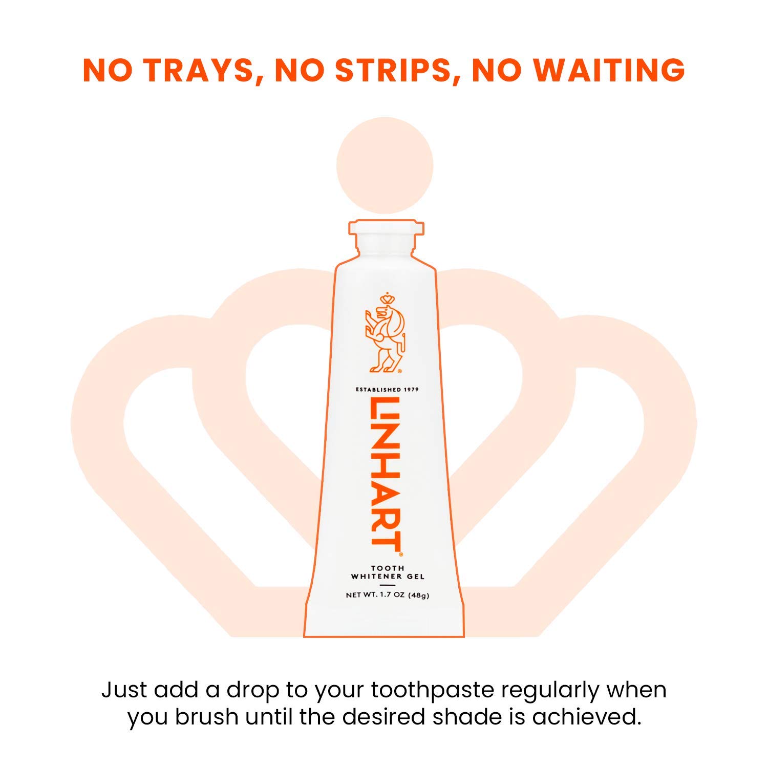 LINHART Teeth Whitener Gel with Hydrogen Peroxide, Tooth Whitener for Sensitive and Normal Teeth - No Sensitivity, Effective, Whitens Teeth with 50% More Strength