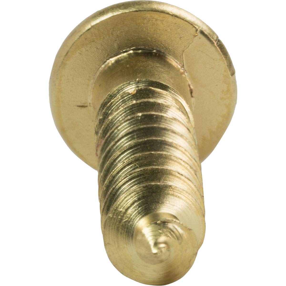 #8 x 1 Brass Round Head Wood Screws Slotted Drive Qty 100