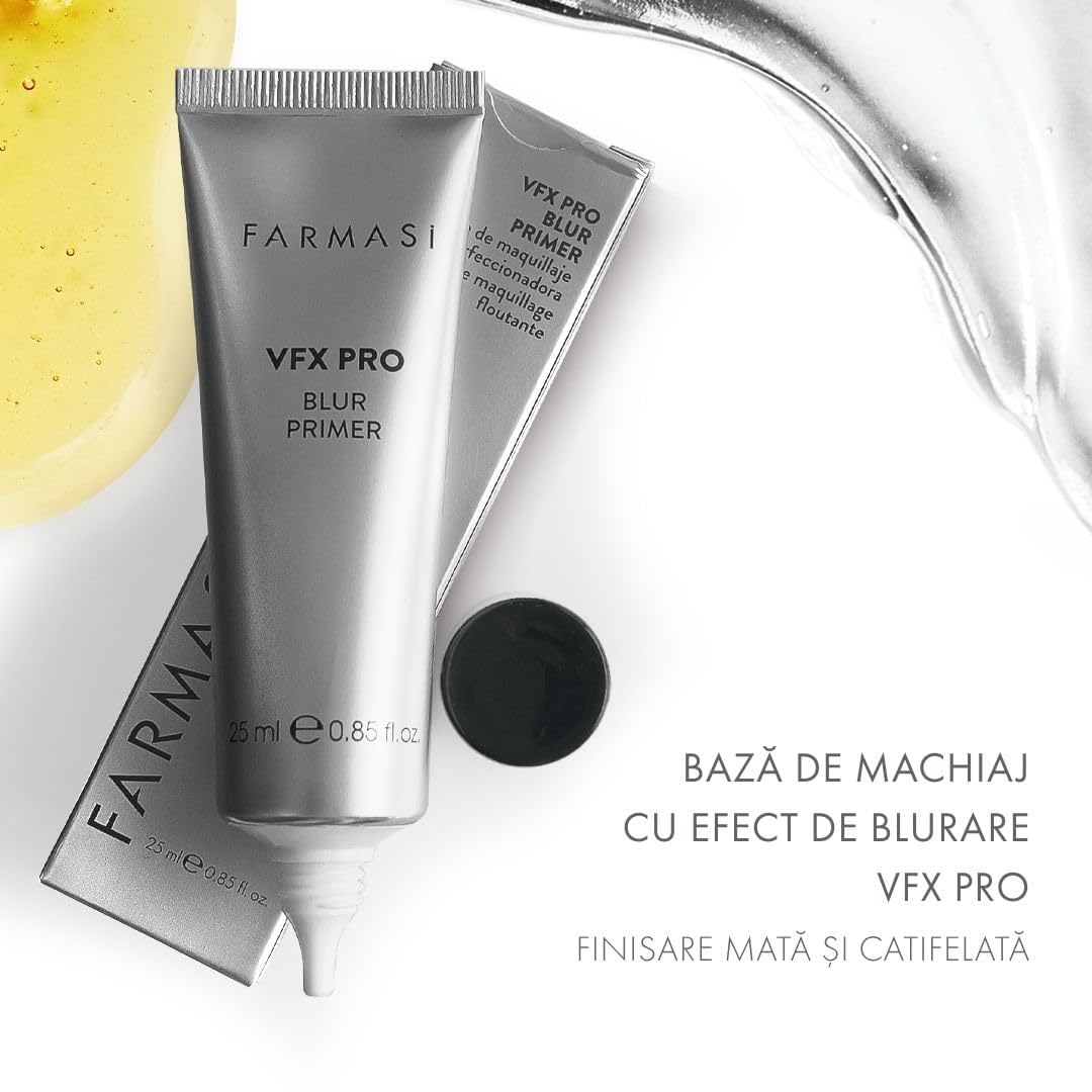 FARMASI VFX Pro Camera Ready Primer Makeup, Smoothing Face Primer, Evens the Appearance of Skin Tone & Redness, Hydrates & Improves Makeup Wear, Lightweight Coverage, 0.85 fl.oz / 25 ml (Blur)