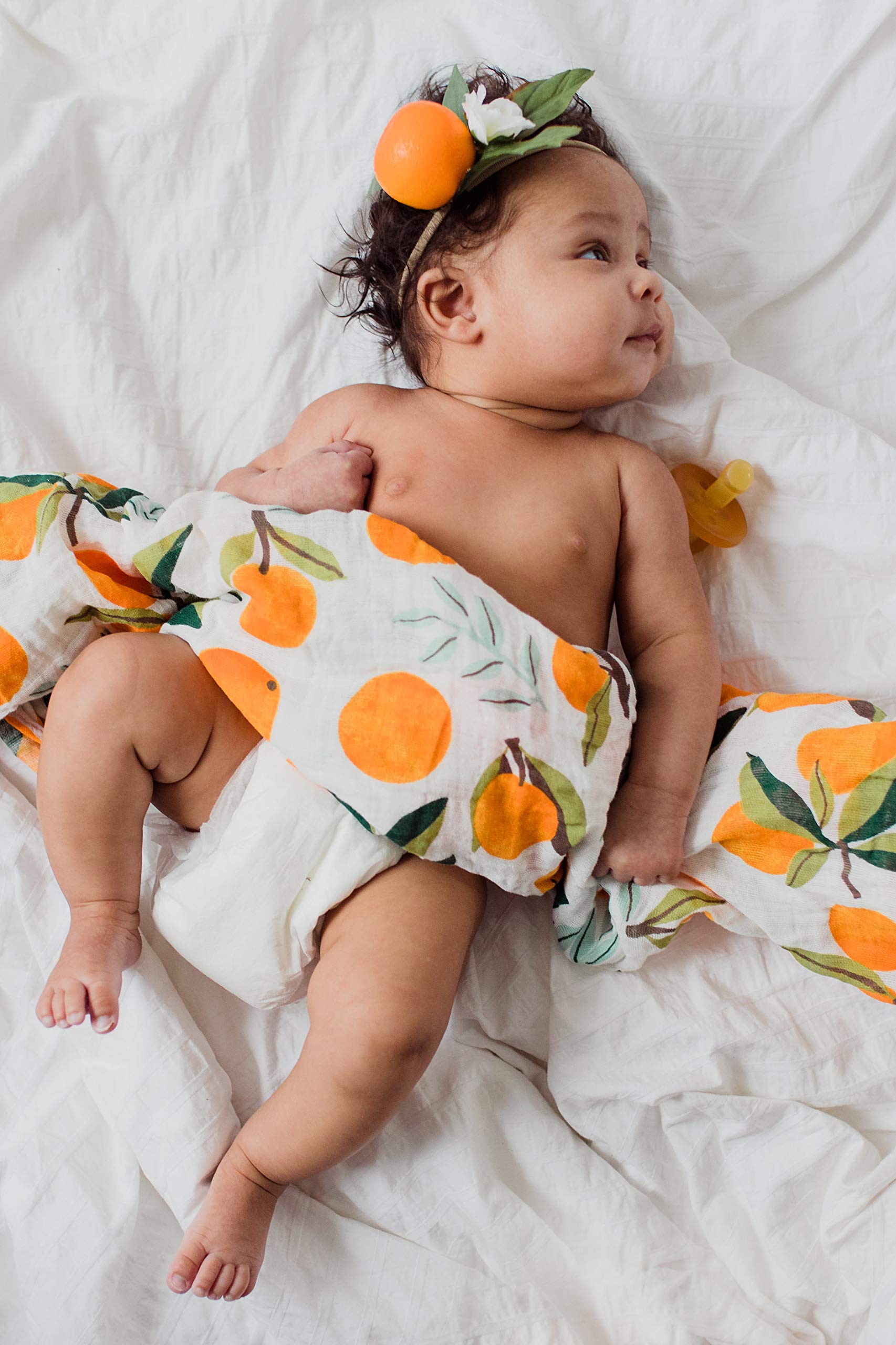 Clementine Kids Muslin Infant Swaddles (Clementine)