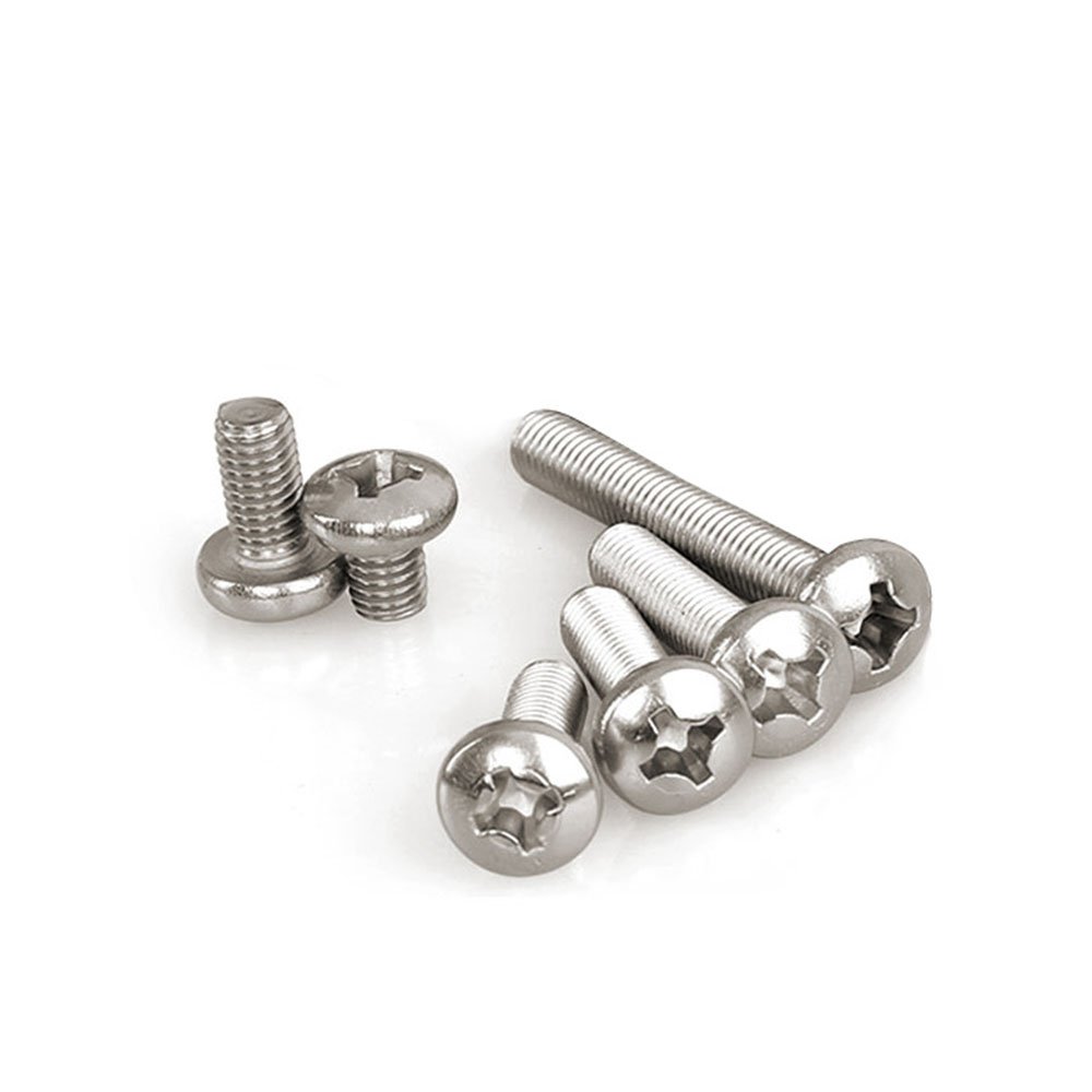 #0-80,#0-90 Phillips Pan Head Machine Screws Assortment Kit,10 Size (300 Piece),304 Stainless Steel,Full Thread