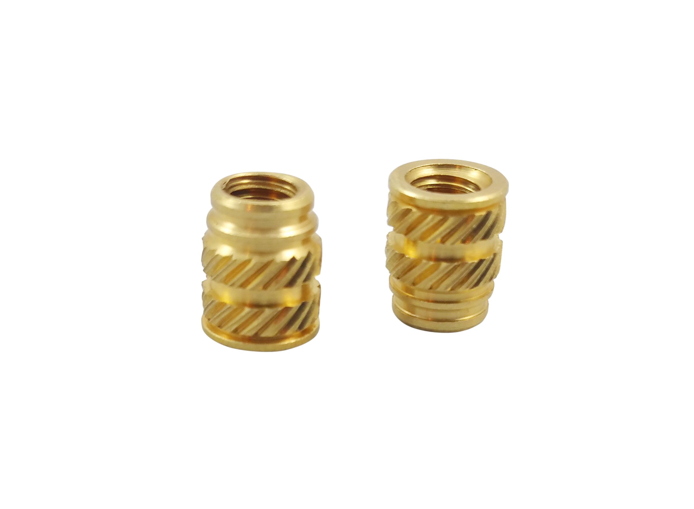 [initeq] #8-32 Threaded Heat Set Inserts for 3D Printing (50, Long)