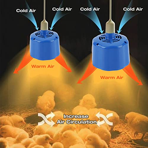 100-300W Heating Lamp,ASHATA Safe Chicken Coop Pet Heater Livestock Heat Lamp Tool,Cultivation Heating Lamp for Pet Chicken Livestock Heat Lamp Tool