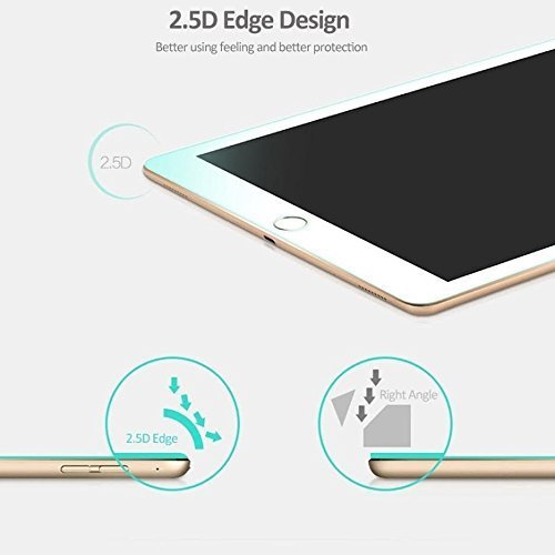 [BISEN] Fit for iPad 10.2 (7th Gen, 2019) Tempered Glass Screen Protector [Anti-Glare Matte Anti-Fingerprint], Anti-Scratch, Shatterproof, Lifetime Protection