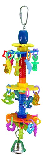 00943 Charmed Bird Toy Parrot Cage Toys Cages Parakeet Conure Cockatiel