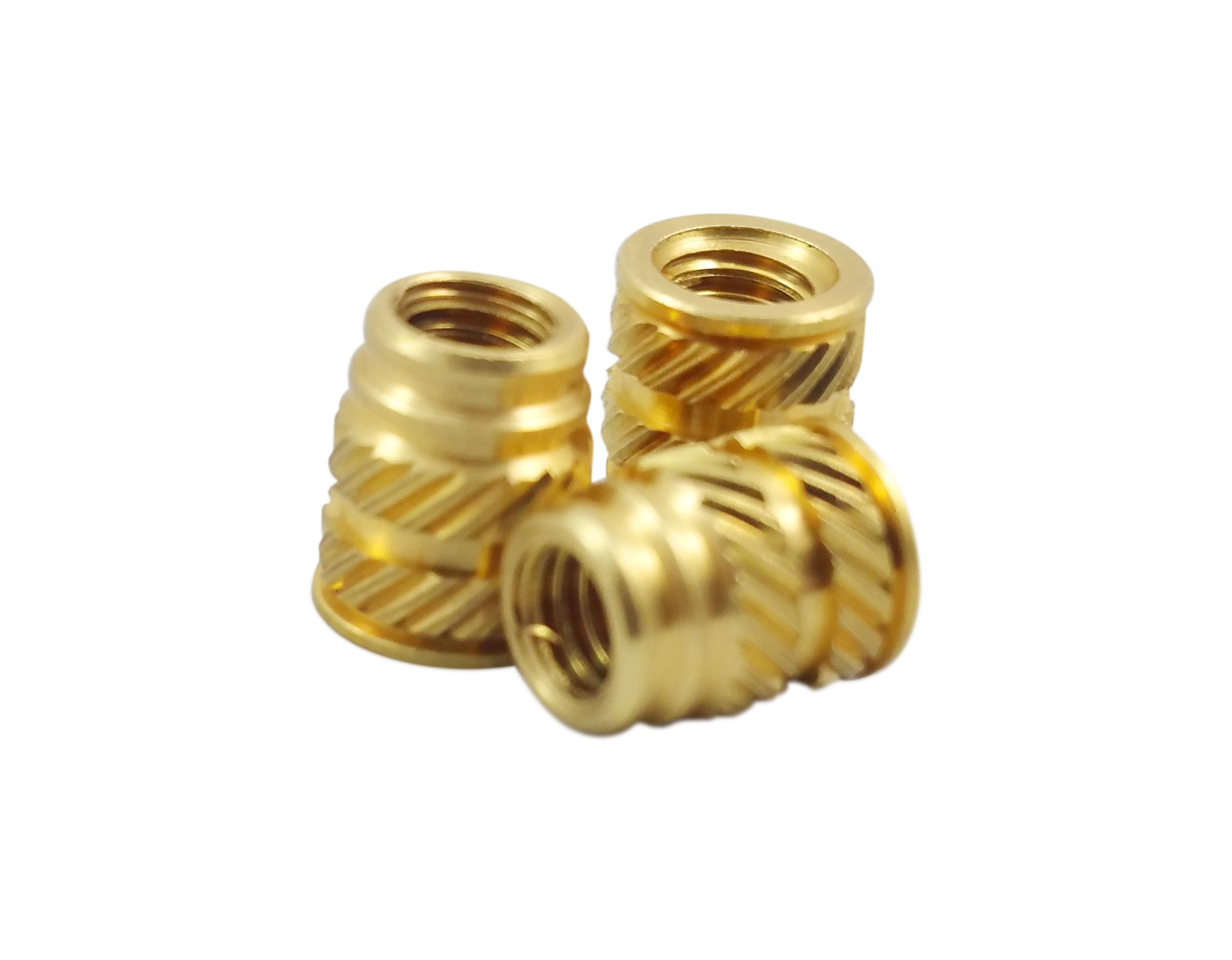 [initeq] #8-32 Threaded Heat Set Inserts for 3D Printing (100, Long)