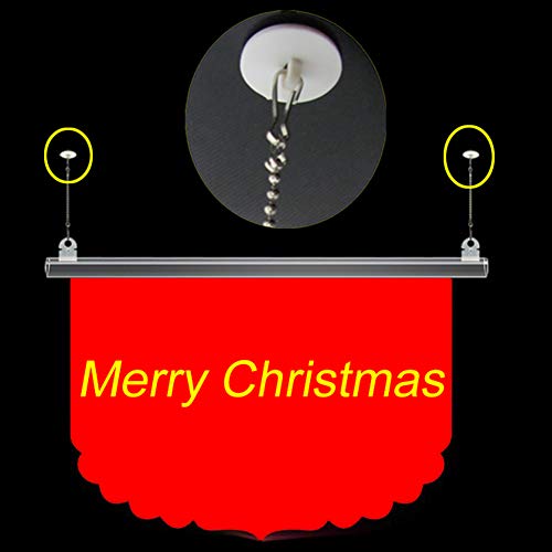 30 Pieces 2cm Diameter Ceiling Stick Adhesive Hooks Christmas Ball Adhesive Hanging Hooks Poster Pole Hook Sticky Top Accessories for Party Mall Advertising Christmas Ceiling Hanging Ornaments