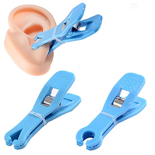 10 Pcs Body Piercing Clamps, Disposable Piercing Needle Clamps Slot Forceps Clamp Clip Hemostatic Forceps Ear Nose Lip Navel Piercing Supplies