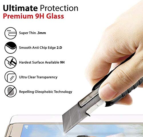 [BISEN] Fit for iPad 10.2 (7th Gen, 2019) Tempered Glass Screen Protector [Anti-Glare Matte Anti-Fingerprint], Anti-Scratch, Shatterproof, Lifetime Protection