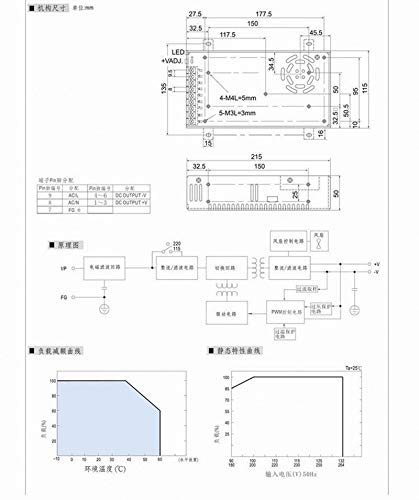 0-120V DC Adjustable Switching Power Supply 110V/220V AC to DC 120V 4A Power Supply Transformer Digital Display 480W Voltage Regulator Power Converter