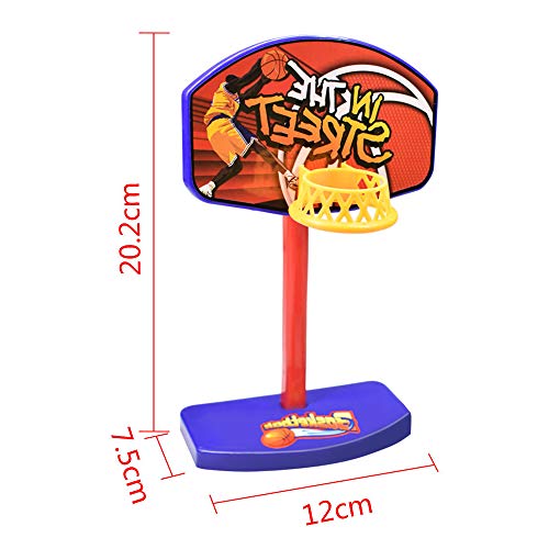 5 Balls+Bracket Parrot Pet Birdie Basketball in The Street Pet Shooting Hoop Balls Toy Parakeet Bell Prop Chew Random Set