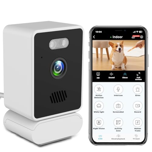 EVERSECU 1080P 24/7 Full-time Color Night Vision Indoor HD Analog Dome Security Camera with Warm Light LEDs, 2MP (HD-TVI/AHD/CVI/Analog) 4-in-1 CCTV Camera with 2.8mm Lens Wide Angle