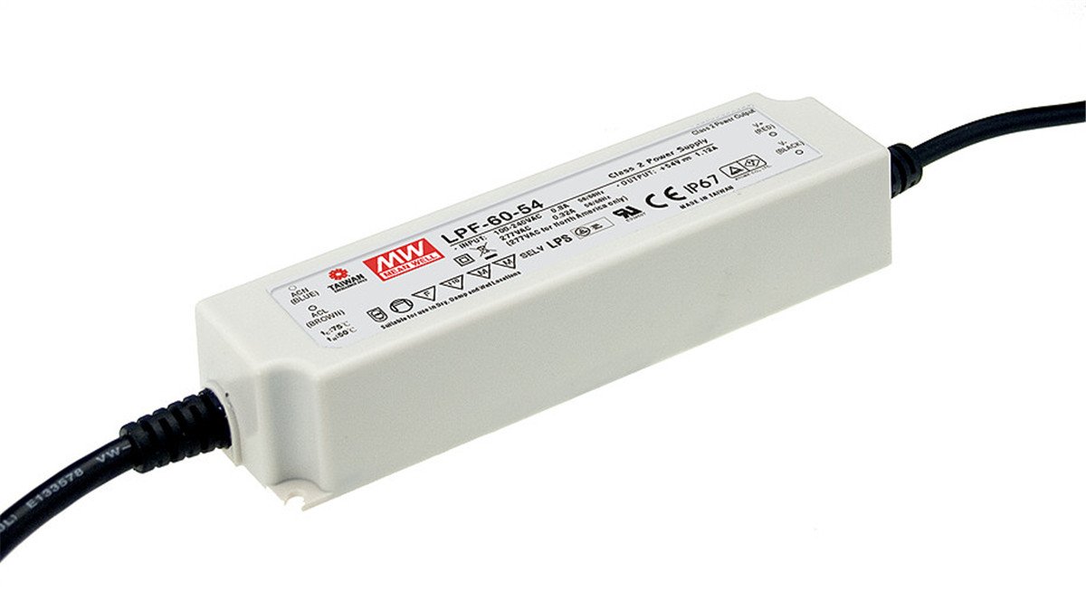 [PowerNex] Mean Well LPF-60-36 36V 1.67A 60.12W Single Output LED Switching Power Supply with PFC