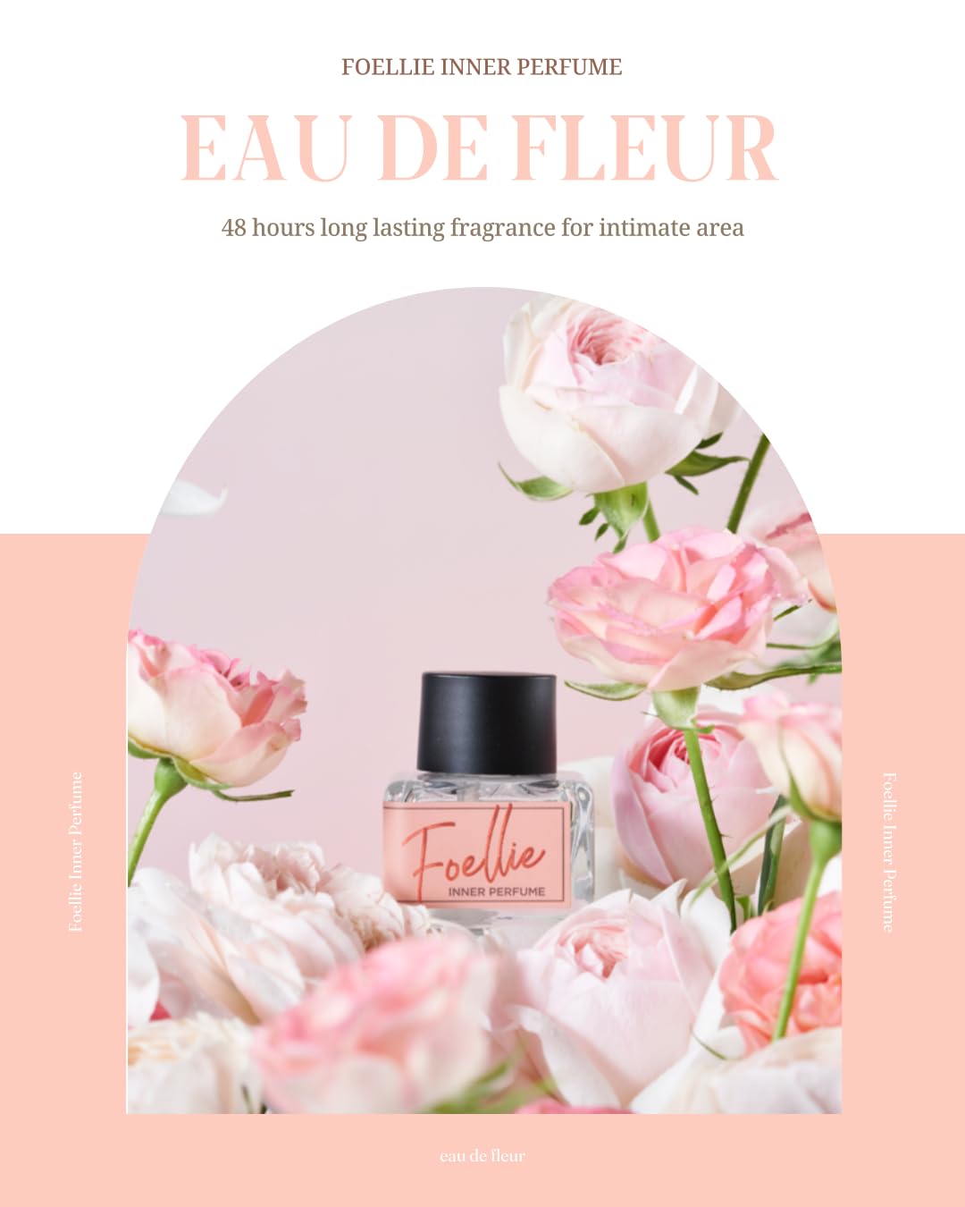 [Foellie] eau de fleur - Feminine Inner Beauty Perfume (for Underwear), Sweetly Floral Scents Fragrance, 5ml(0.169 fl oz)