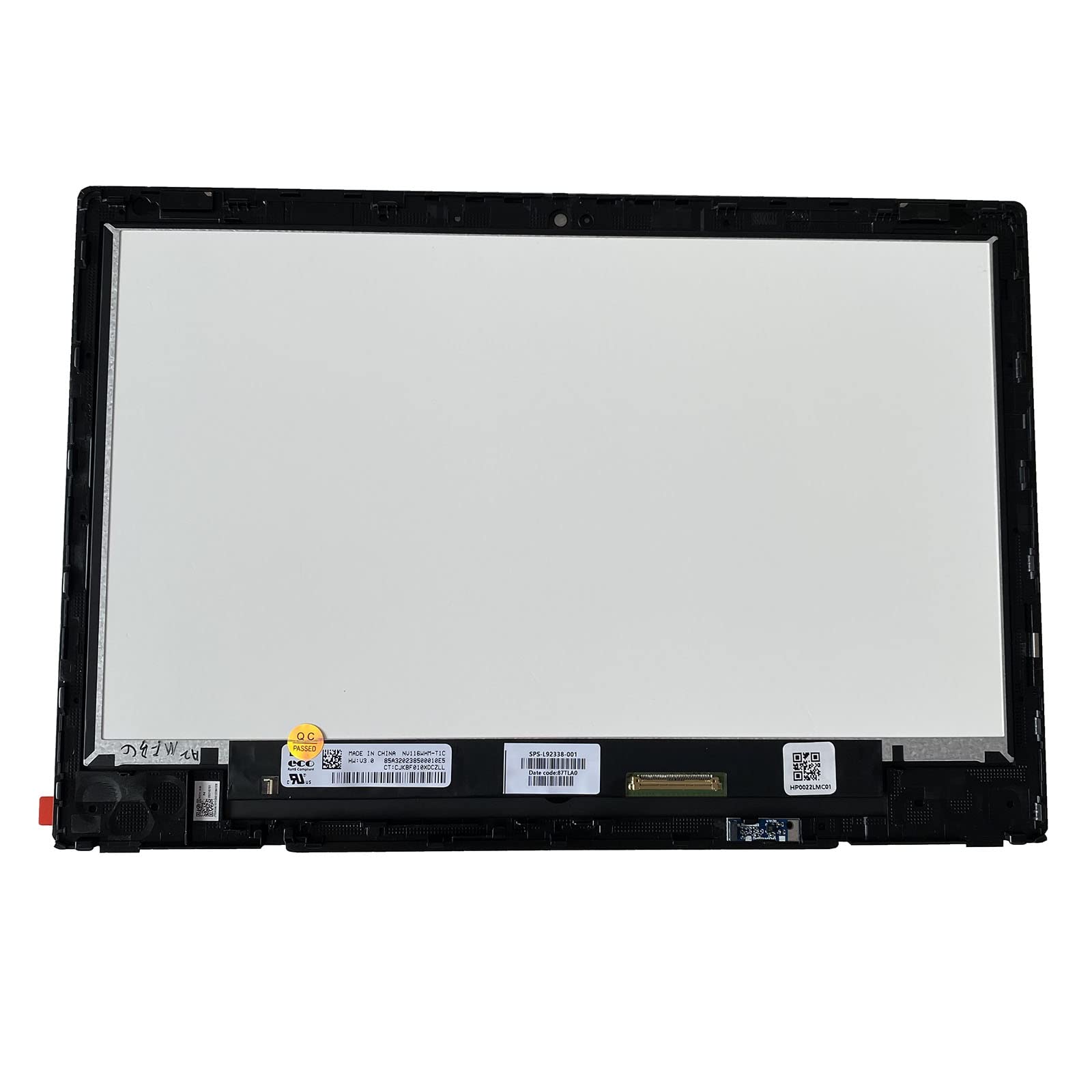 F-HONG ELECTRONIC CO LIMITED Replacement for HP Chromebook X360 11 G3 EE CelN4000 CelN4020 CelN4020 CelN4120 11.6 inch LCD LED Touch Screen Digitizer Display Assembly L92337-001 L92338-001,Black