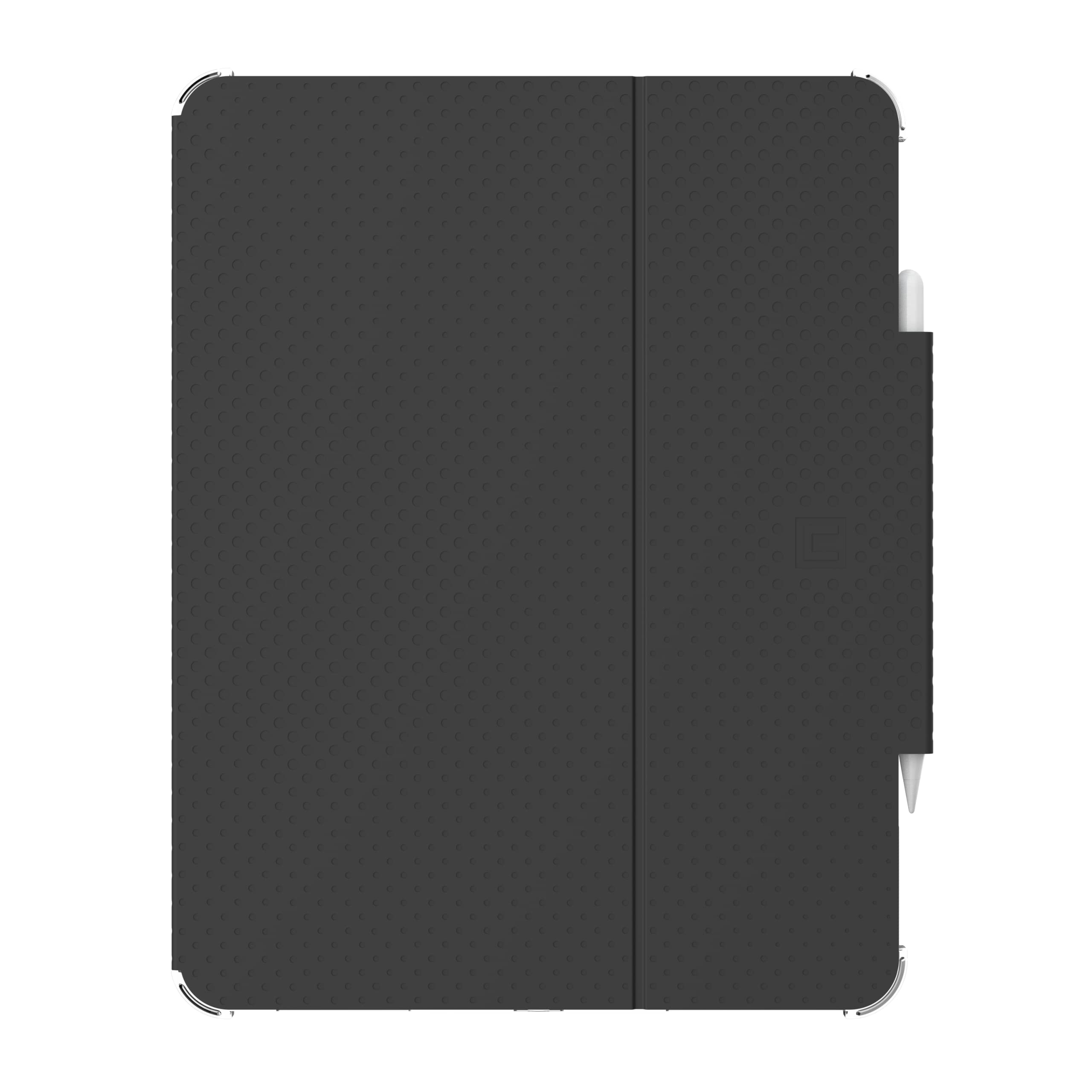 [U] by UAG iPad Pro 12.9" (6th Gen 2022, 5th Gen 2021) Case Black Lucent Lightweight Slim Shockproof Smart Folio Protective Cover with Auto/Sleep Wake & Pencil Holder