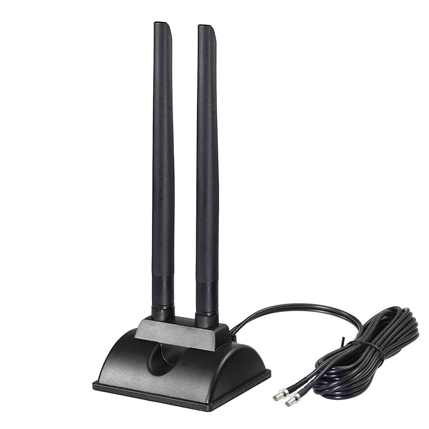 Bingfu 4G LTE Antenna 6dBi Magnetic Base MIMO TS9 Antenna Compatible with Verizon AT&T T-Mobile Sprint 4G LTE Mobile Hotspot MiFi Router Cellular Mobile Broadband Modem USB Modem Dongle Adapter