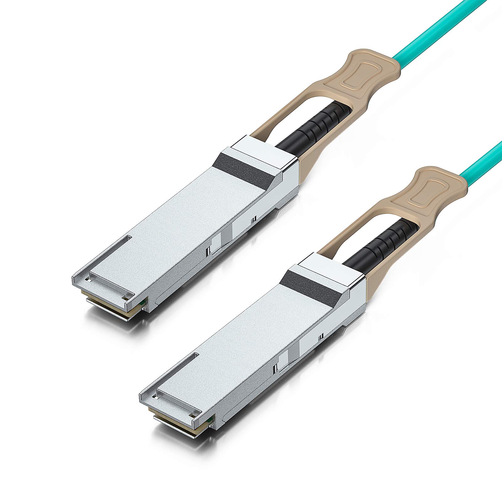 100G QSFP28 Active Optical Cable - 100GBASE QSFP28 to QSFP28(EDR) OM3 AOC Cable for Mellanox MFA1A00-C005, 5-Meter