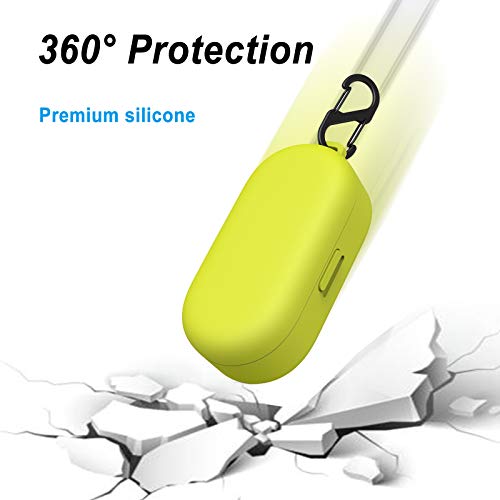 Aotao Compatible with Bose Sport Earbuds Silicone Carrying Case (Not fit for Bose QuietComfort Earbuds), Portable Scratch Shock Resistant Cover (Green)