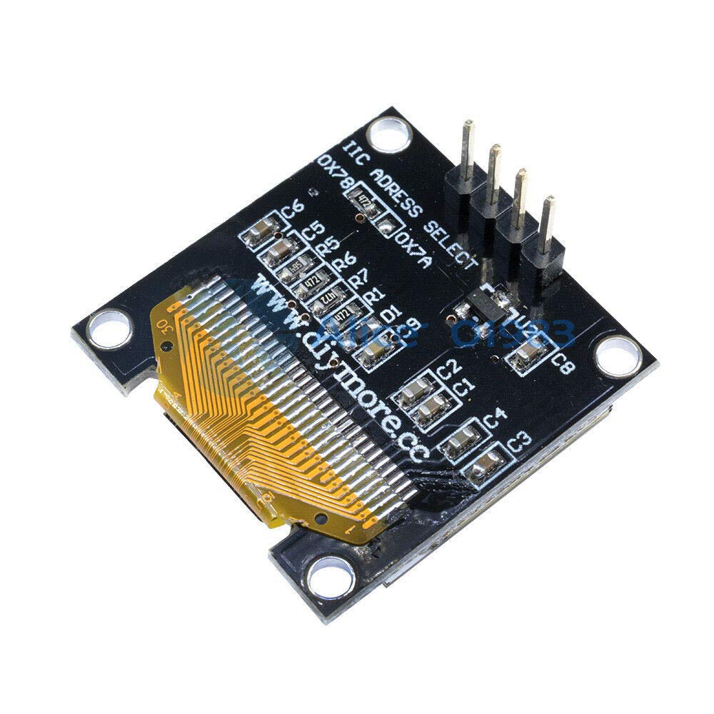 0.96" I2C IIC Serial 128X64 White OLED LCD LED Display Module for Arduino