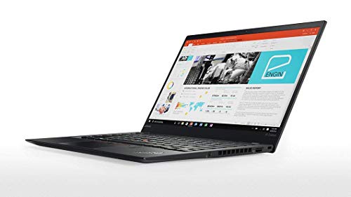 2018 Lenovo ThinkPad X1 Carbon (5th Gen) - Windows 10 Pro - Intel Core i7-6500U, 256GB NVMe-PCIe SSD, 8GB RAM, 14 FHD IPS (1920x1080) Display, Fingerprint Reader, (Classic Black) (Renewed)