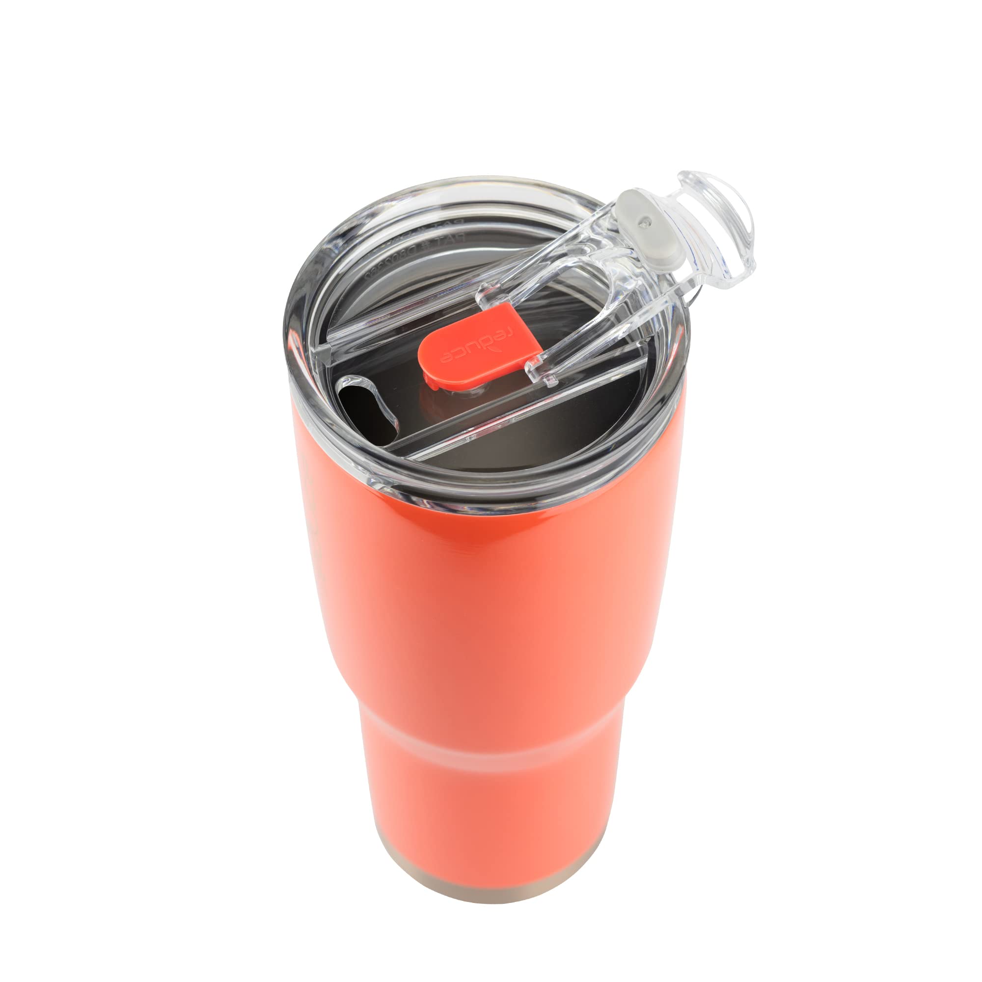 REDUCE 24 oz Tumbler, Stainless Steel - Keeps Drinks Cold up to 24 Hours - Sweat Proof, Dishwasher Safe, BPA Free - Cayenne, Opaque Gloss