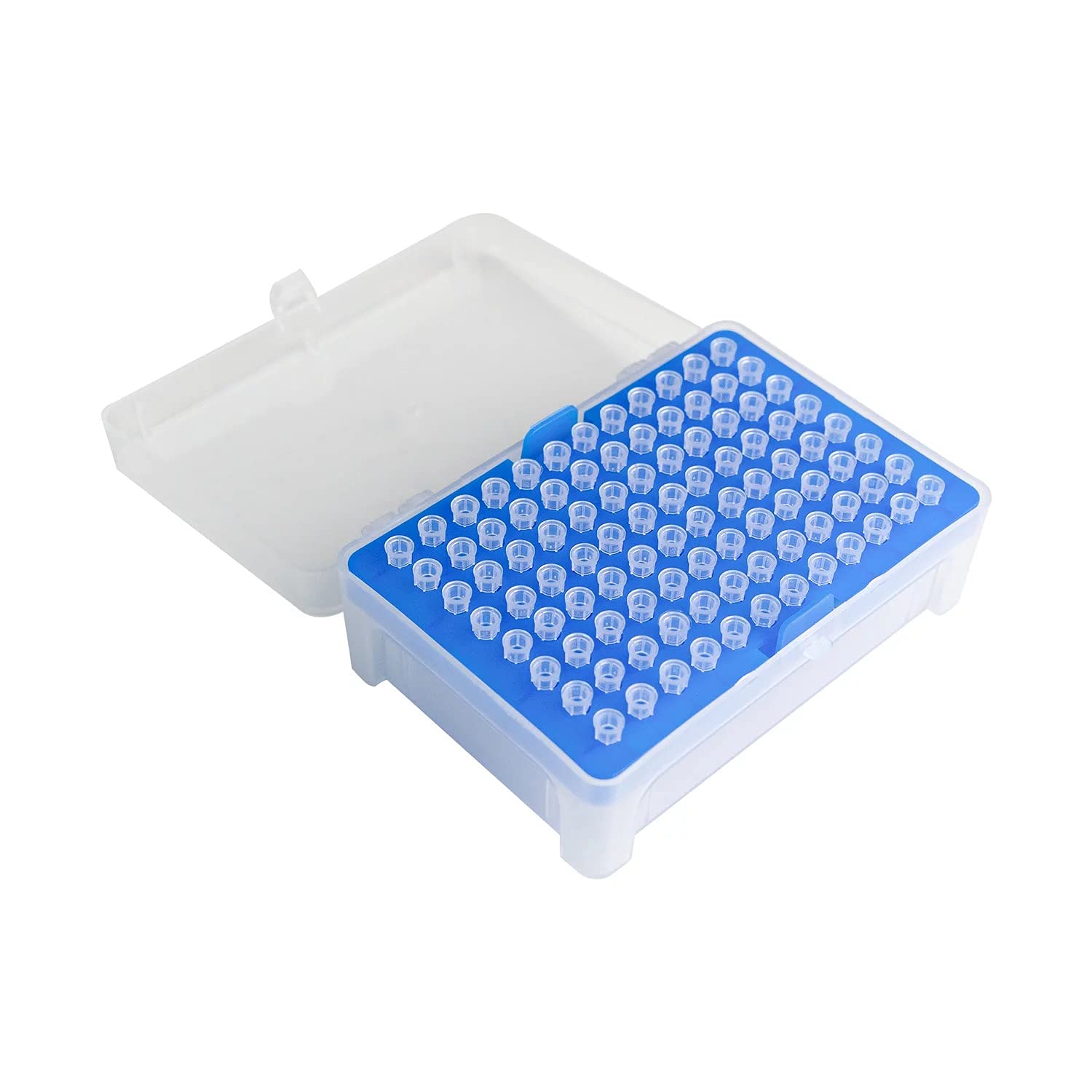 10ul Pipette Tips - Universal Pipette Tips - Racked,RNase/DNase Free & Pyrogen Safe, Clear, 96 Tips/Rack Pk x 10 Racks（960 Tips）