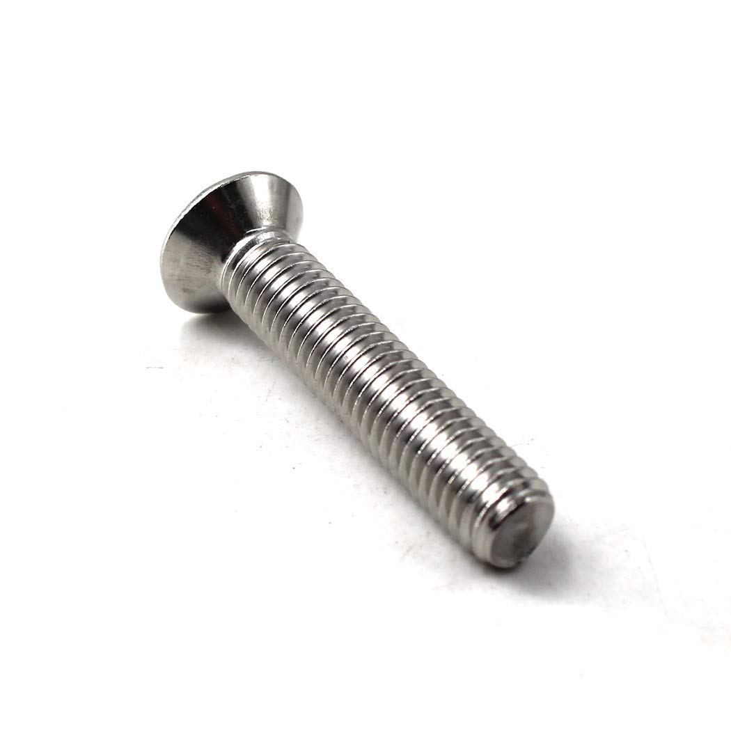 M8x40 Phillips Screws 304 Stainless Steel Flat Head Machine Screws Countersunk Screw (Pack of 20)